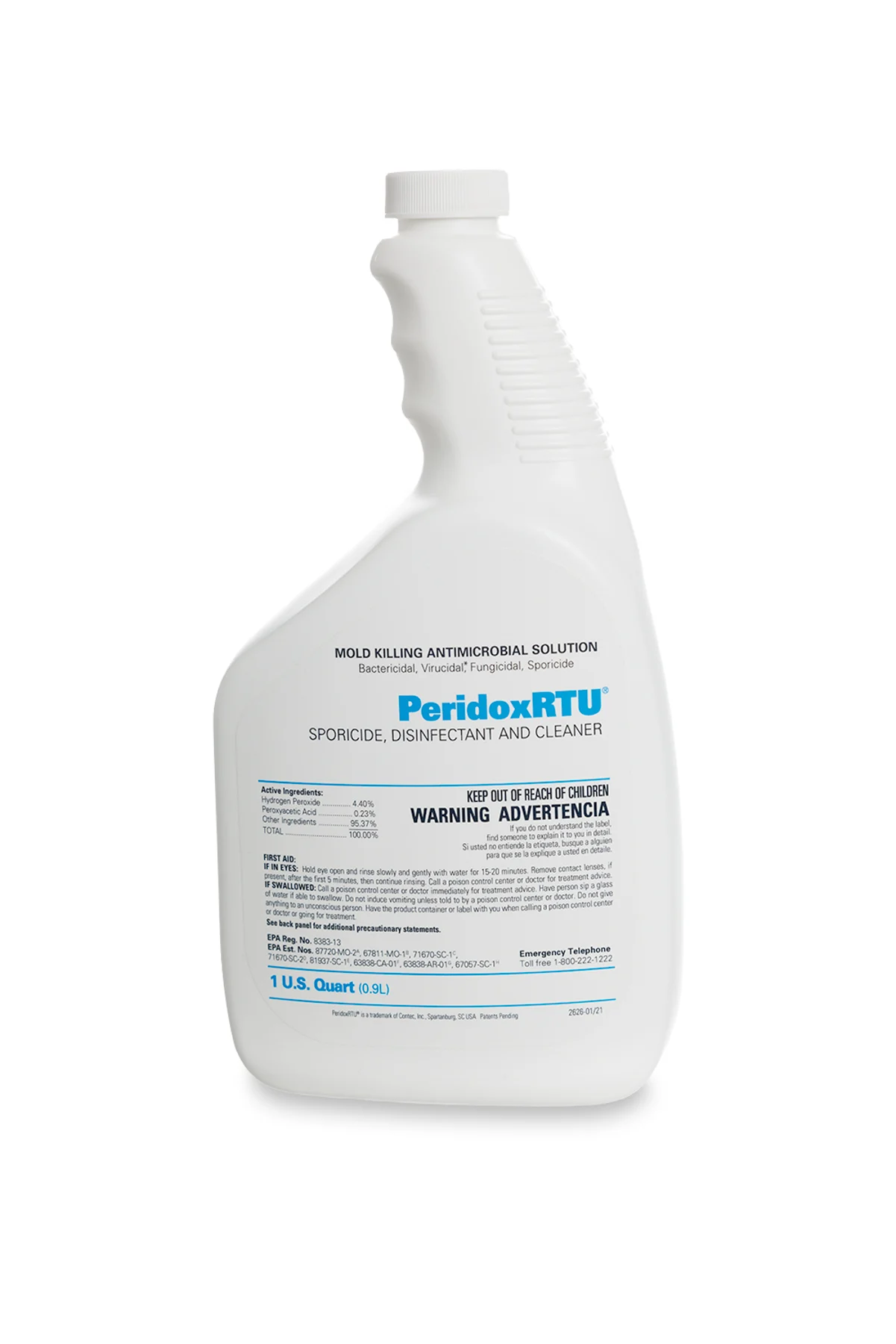 PeridoxRTU® Sporicide, Disinfectant and Cleaner | Contec Cleanroom